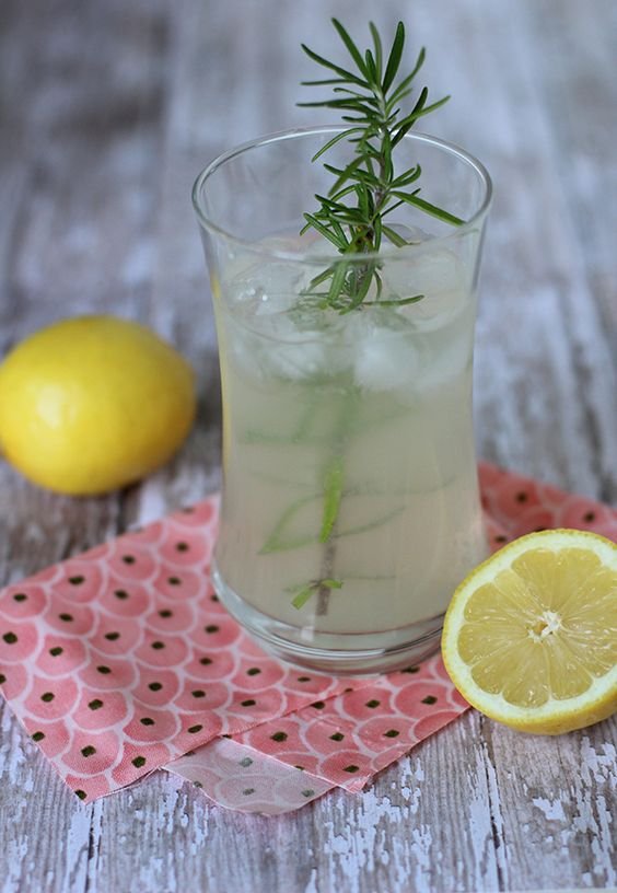 Cloudy with a Chance of Hints: Lemon Ginger Fizz - Carolina Girl Cooks