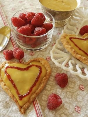 Pear Curd Tarts With Raspberry Glaze - Carolina Girl Cooks
