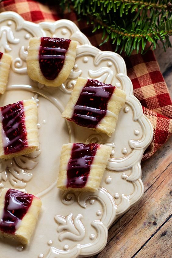 Ruthie's Fanciful Raspberry Ribbons Recipe - Carolina Girl Cooks